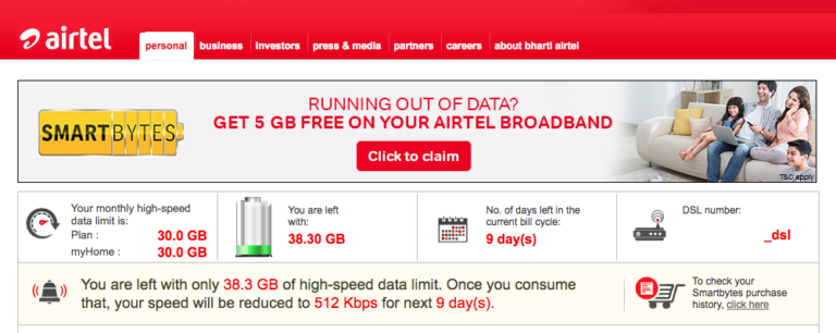 Easy Way To Check Airtel Broadband Data Usage Online easy-way-to-check-airtel-broadband-data-usage-online