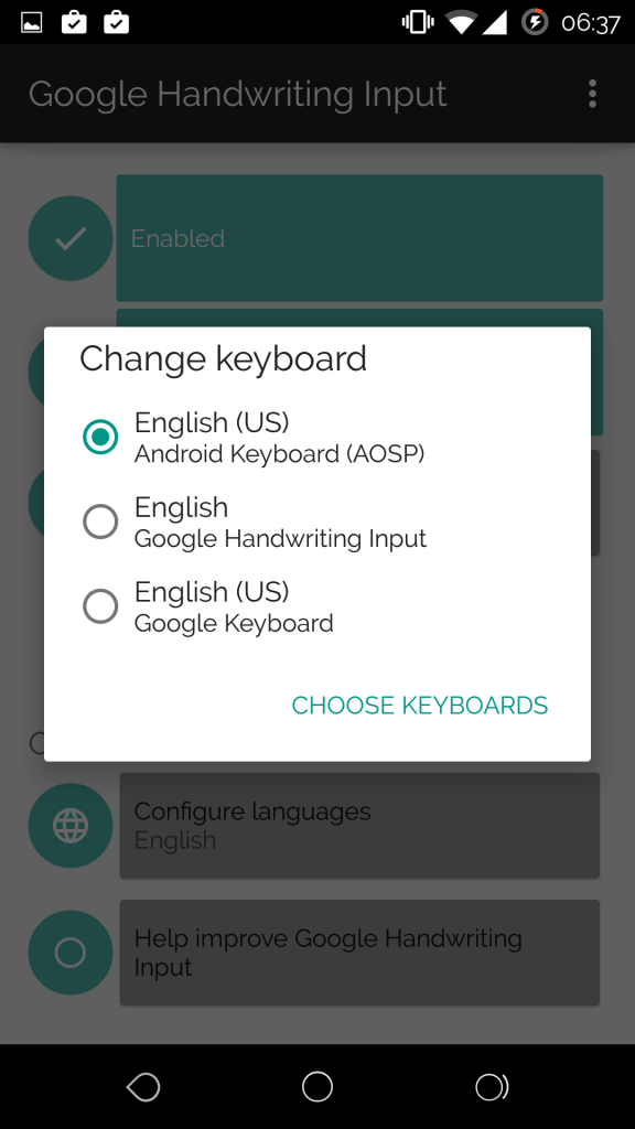 Google outs Handwriting Input App for Android - scribble away to glory!