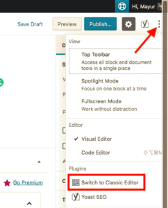 How to Switch Back to Old Classic Editor in WordPress