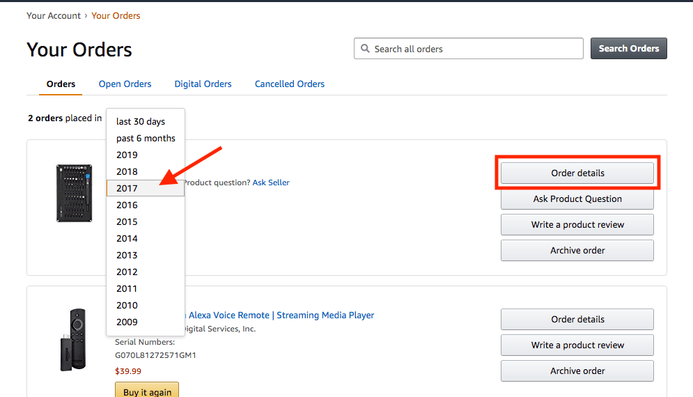 How To Download Print Invoice From Amazon