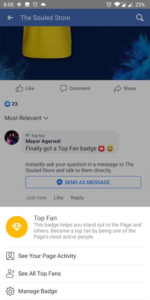 What is a Top Fan badge on Facebook and How to get it