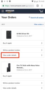 How to Download and Print Invoice from Amazon