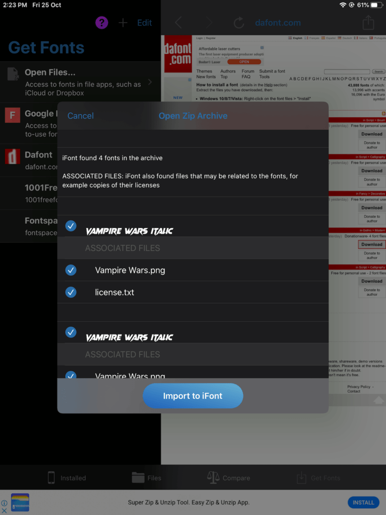 Guide to Download and Install Fonts in iOS 13 on iPhone & iPad
