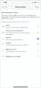 What does Other Viewers mean on a Facebook Story?
