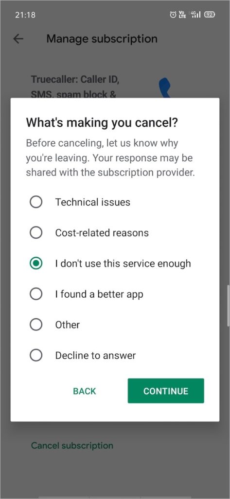 How to Cancel Truecaller Premium Subscription on Android and iPhone