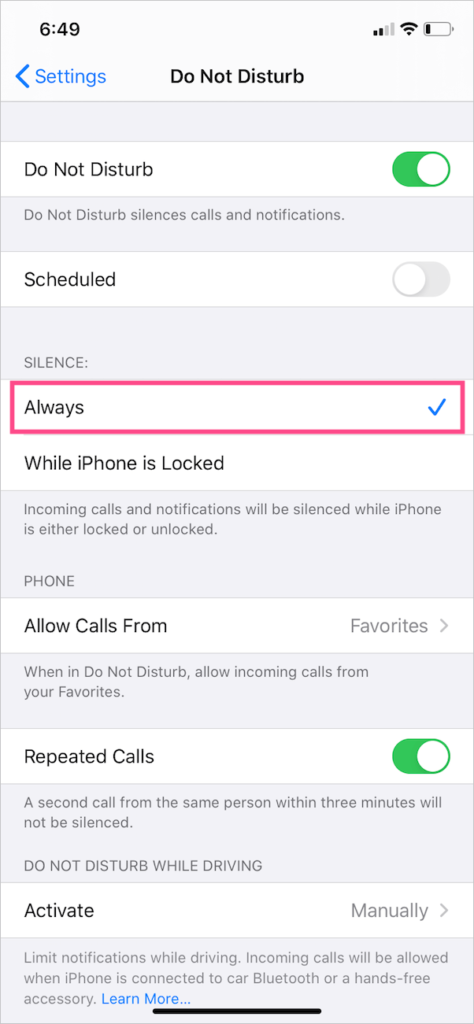 How to Automatically Disable Notifications While Gaming on iPhone