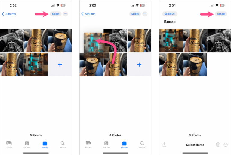 How to Change the Cover Photo of an Album on iPhone