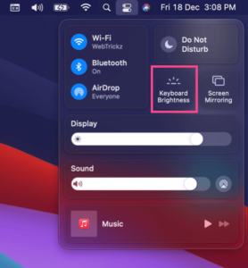 How to Manually Adjust Keyboard Brightness on M1 & M2 MacBook Air