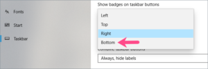 How to Move the Taskbar from Side to Bottom in Windows 10
