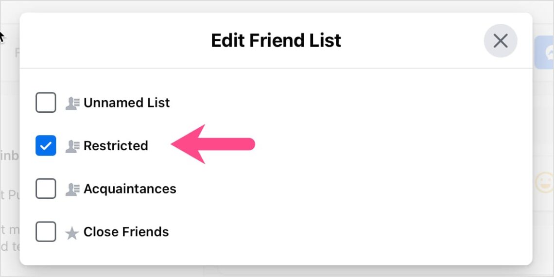 How To Restrict Someone On Facebook 2022 Without Blocking Them