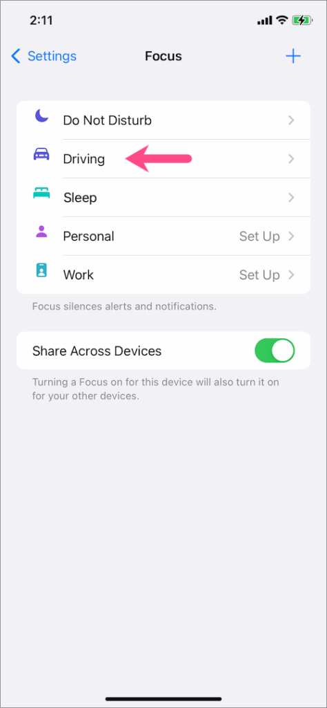 How to Turn Off Do Not Disturb While Driving in iOS 15 on iPhone