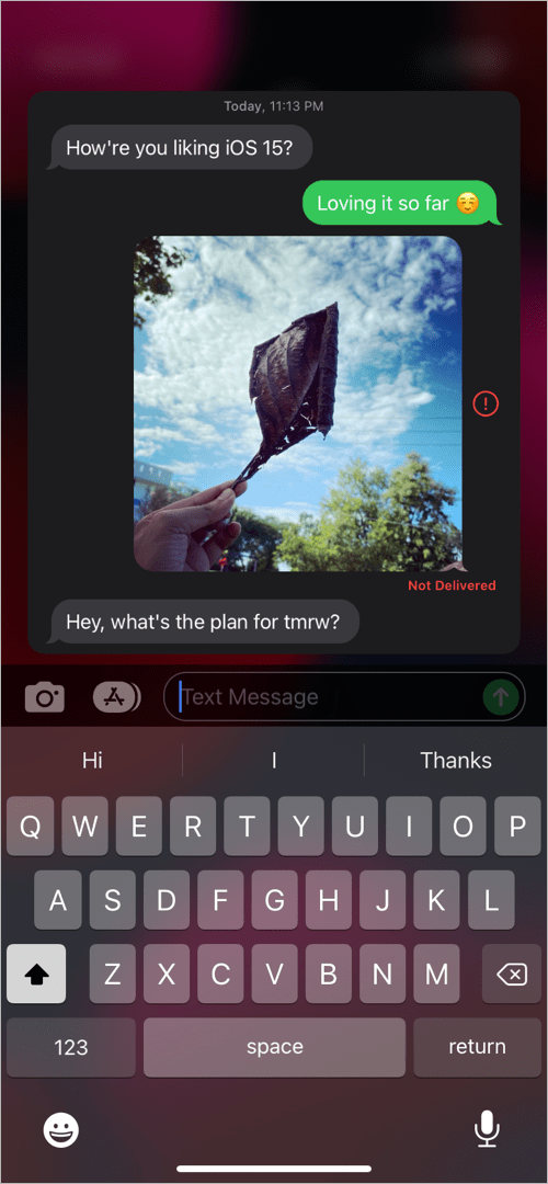 Reply To Messages From Lockscreen On IPhone IOS15