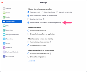 How to Turn Off Notifications on Mac during Zoom Meetings