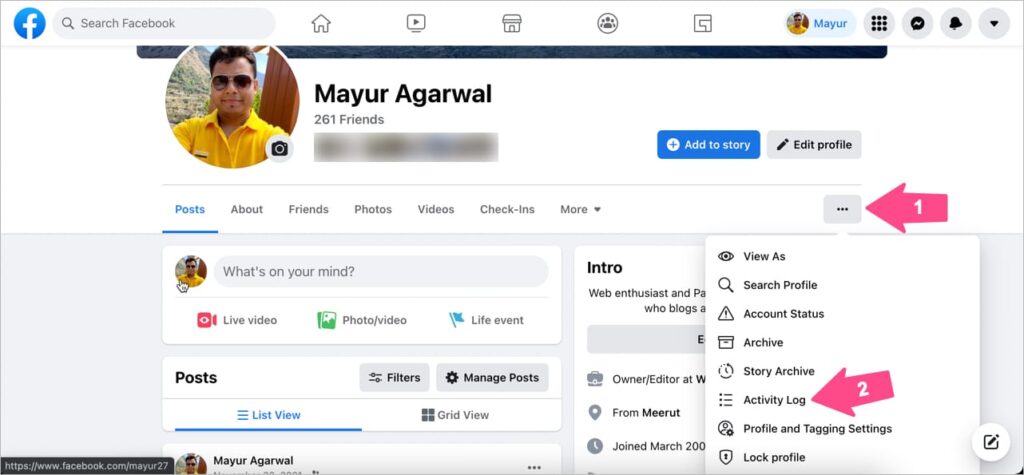 How to Find Trash Posts on Facebook App and Desktop
