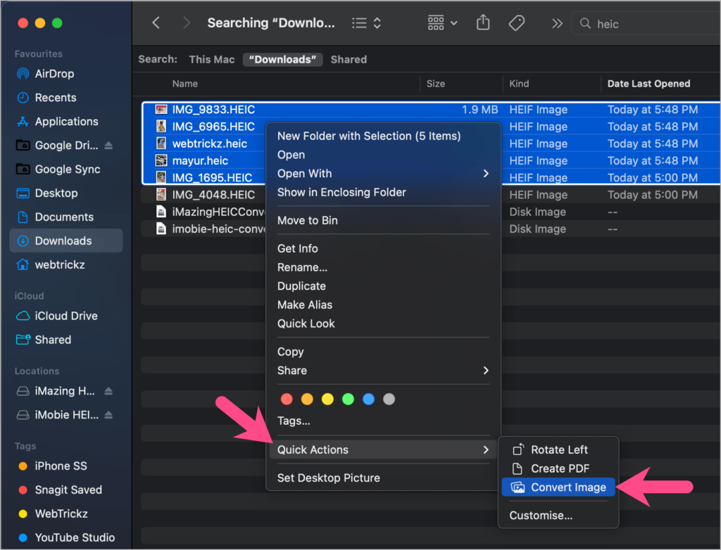 How To Quickly Convert Multiple HEIC Files To JPG On Mac