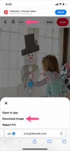 How to Download Pinterest Pictures in Full Size on iPhone