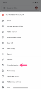 Fix: No Remove or Delete option in the Google Drive App