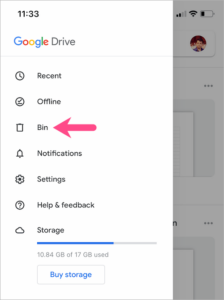 Fix: No Remove or Delete option in the Google Drive App