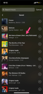 Here's how to Find Saved Audio on Instagram