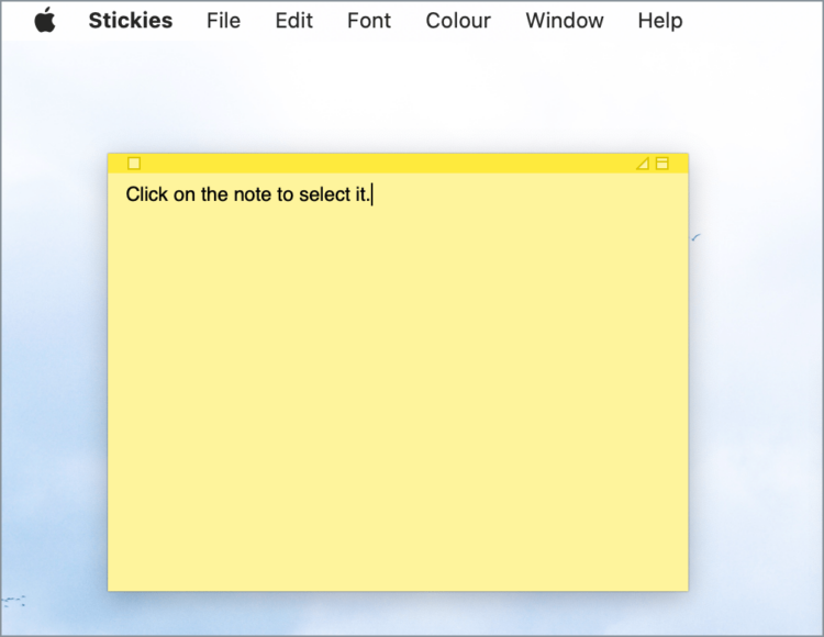 How to Change the Color of a Sticky Note on Mac