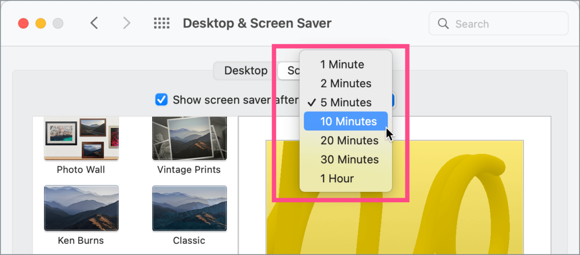 How to Change Screen Timeout on macOS Big Sur & Monterey