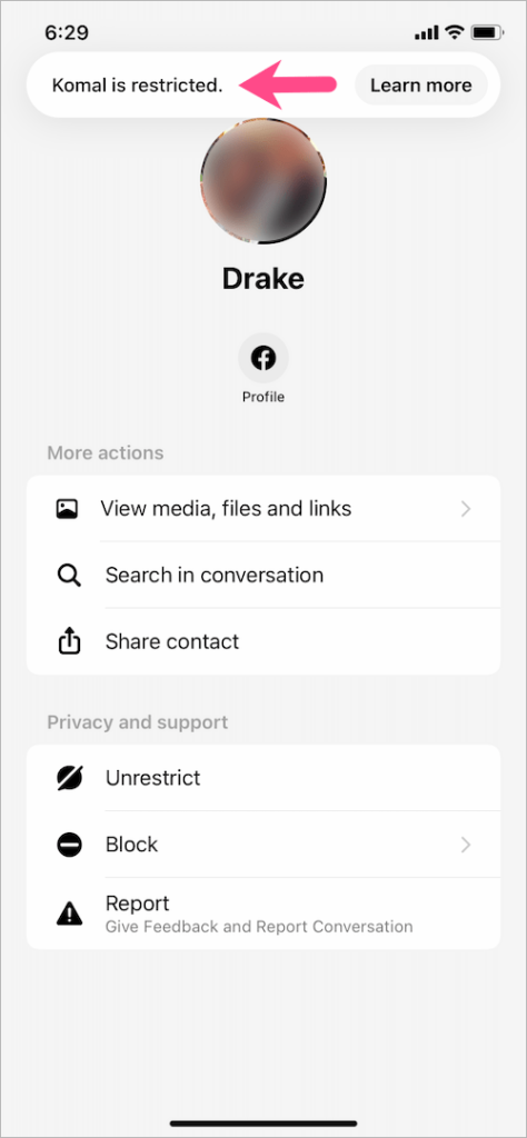 How To Restrict Or Unrestrict Someone On Messenger [2024]