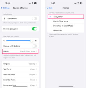 How to Turn Vibrate On or Off in iOS 16 and iOS 17 on iPhone