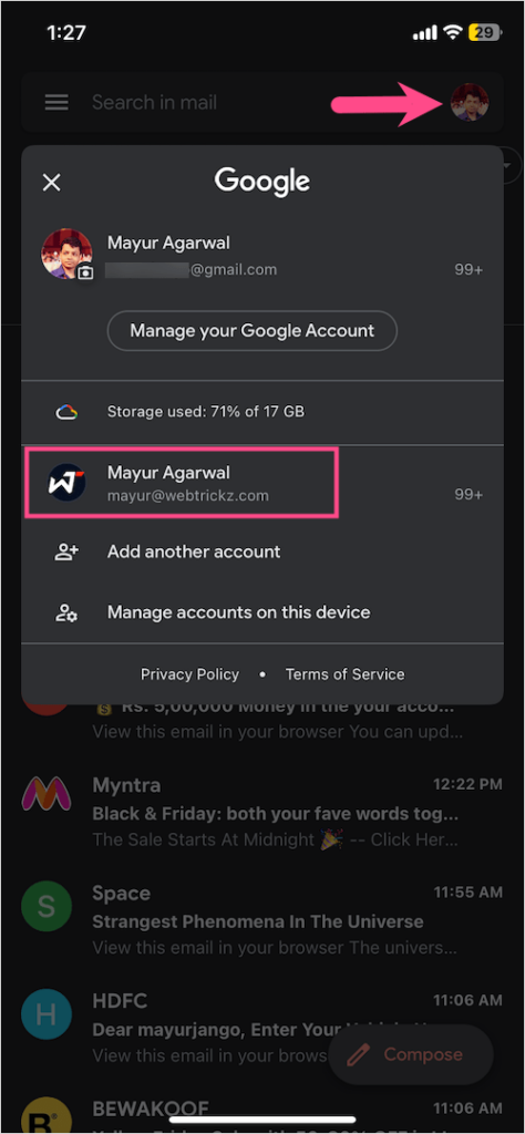 How to Sign Out of One Google Account on your Computer