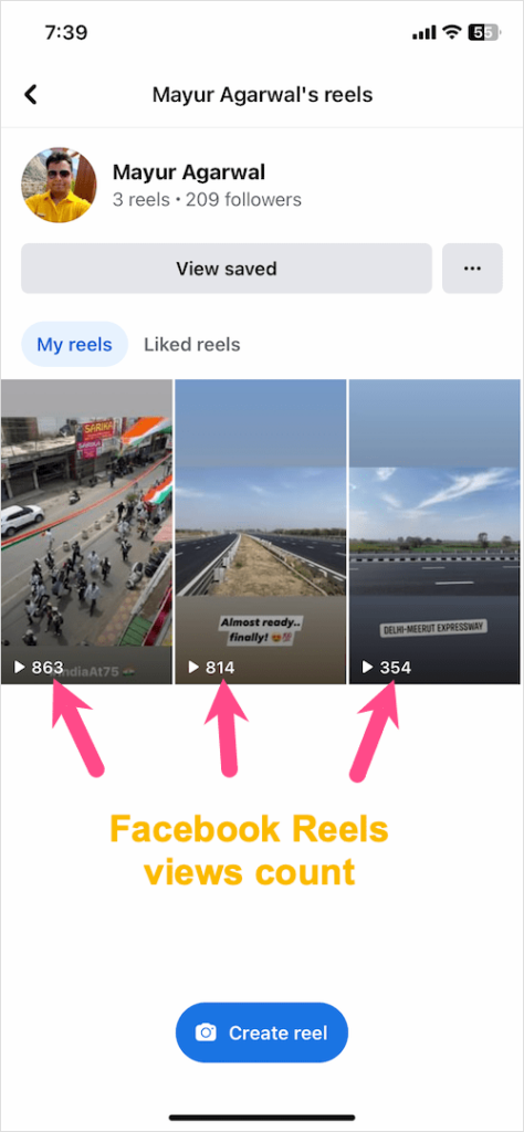 Here's how you can See Reels Views on Facebook