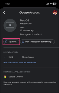 How to Sign Out of One Google Account on your Computer