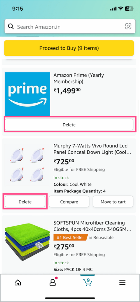 How to Find Saved for Later Items on Amazon