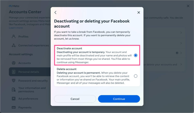 Guide to Temporarily Deactivate Your Facebook Account Guide to Temporarily Deactivate Your Facebook Account