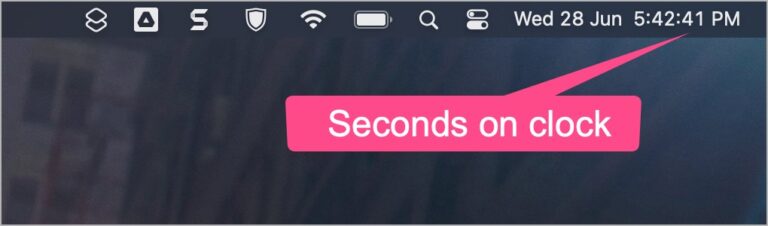 How to Show Seconds in Menu Bar Clock on macOS Ventura
