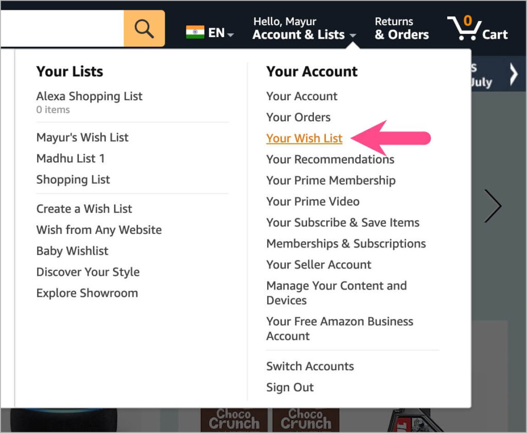 How to Find Your Liked or Hearted Items on Amazon