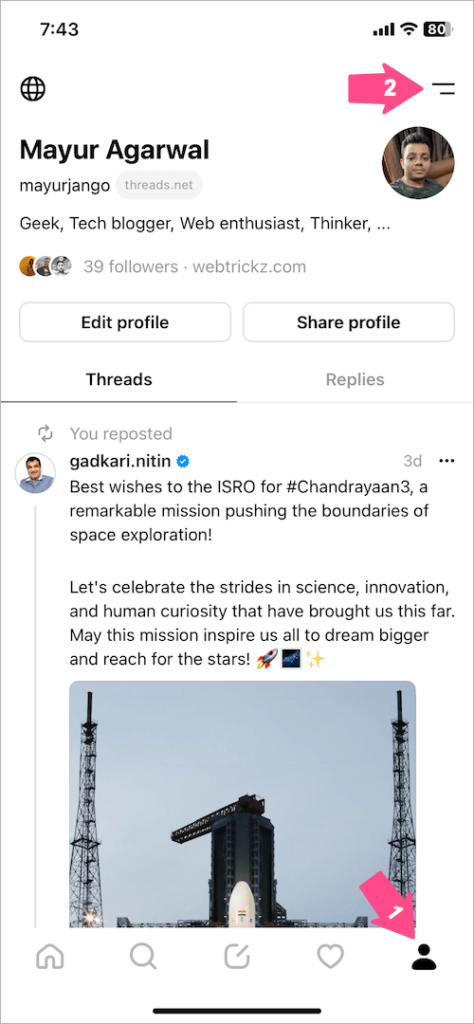 Here's how you can See Your Likes on Threads