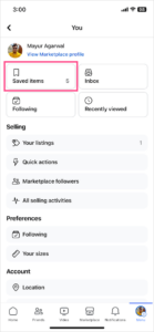 How to See Saved Items on Facebook Marketplace