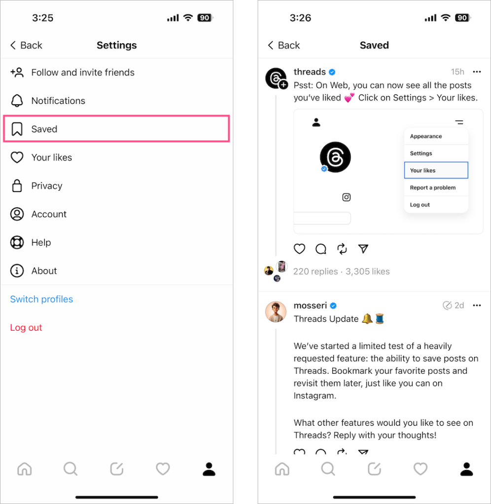 How to Find All Your Saved Posts on Threads