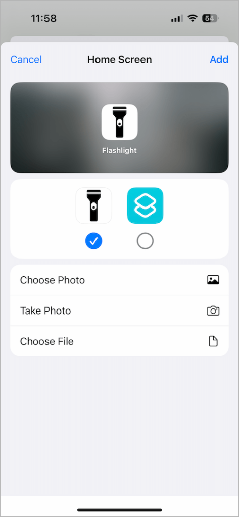 How to Add Flashlight Shortcut to iPhone Home Screen