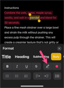 iOS 18: How to Change the Font or Text Color in Notes on iPhone
