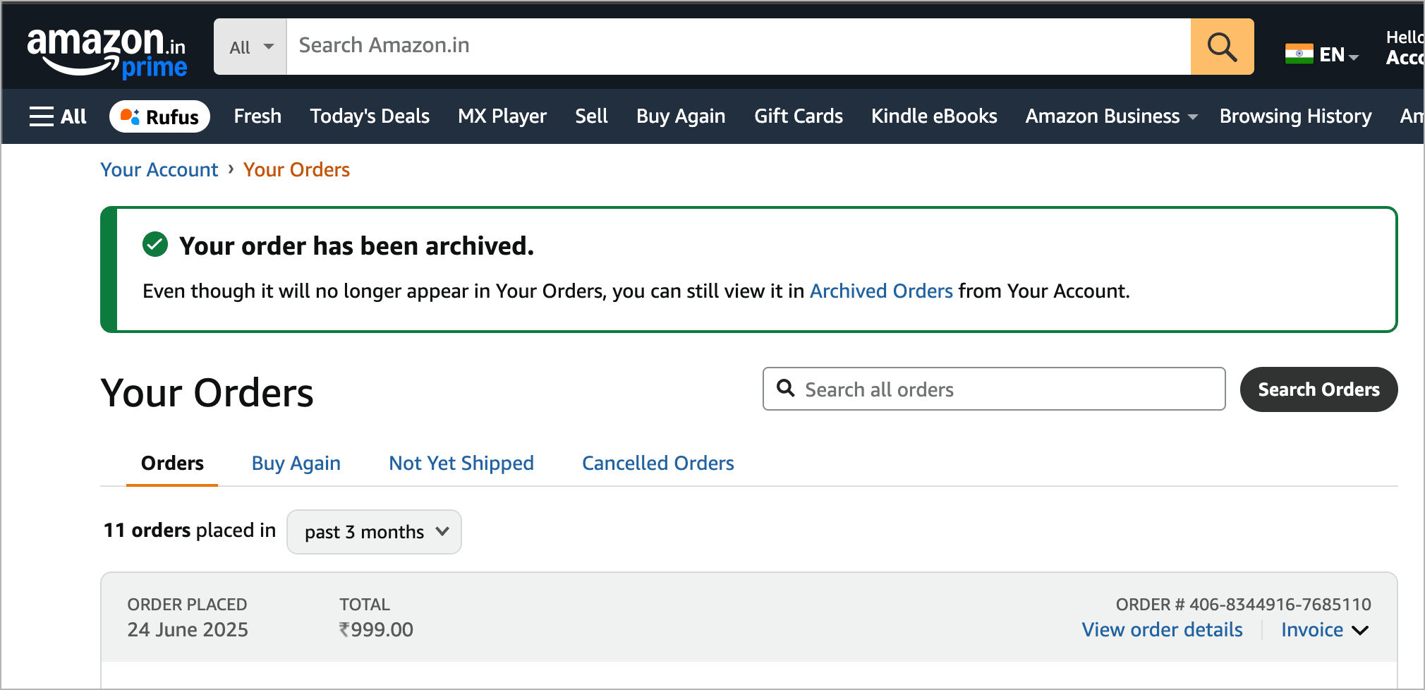 How to Hide Orders on Amazon in 2025 Without Archive Order