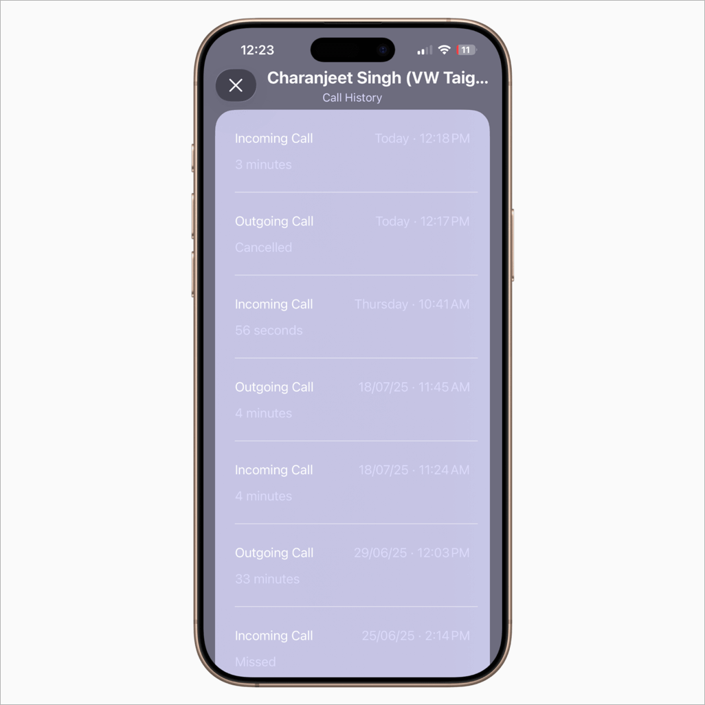 iOS 26: How to See Full Call History on Your iPhone