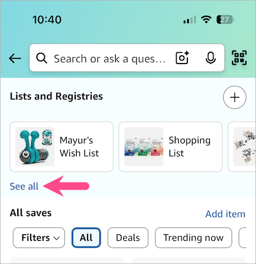 How to Find Your Liked or Hearted Items on Amazon