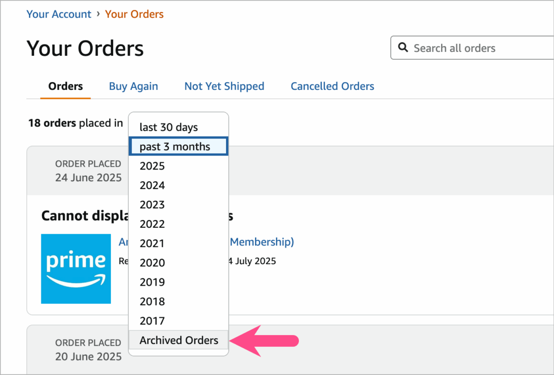 Archive Order Option Not Showing on Amazon? Find Out Why