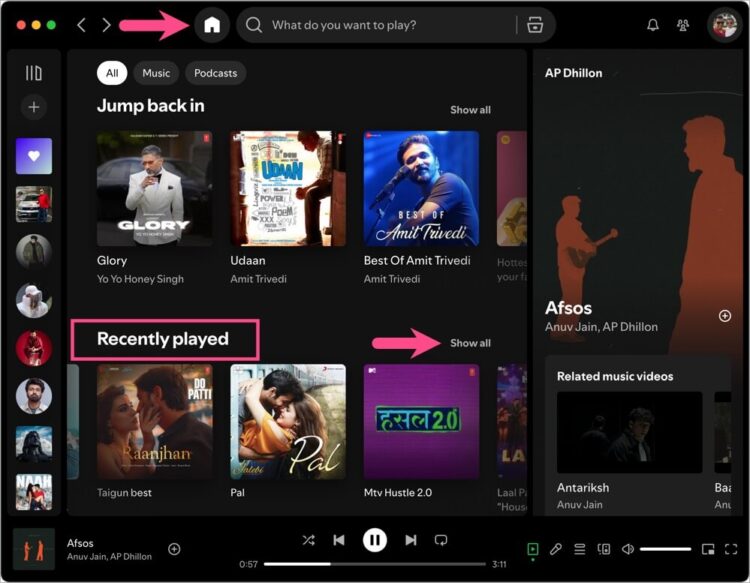 How to Find Your Recently Played Songs on Spotify in 2026