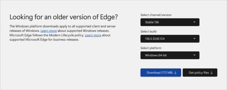 Download Microsoft Edge Offline Installer [Latest Version]