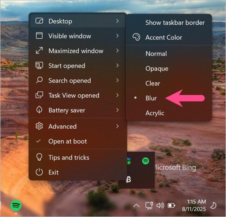How to Make Windows 11 Taskbar Transparent