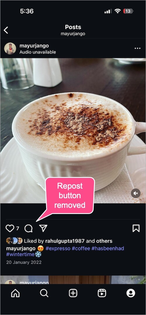 How to Turn Off or Disable Reposting on Instagram
