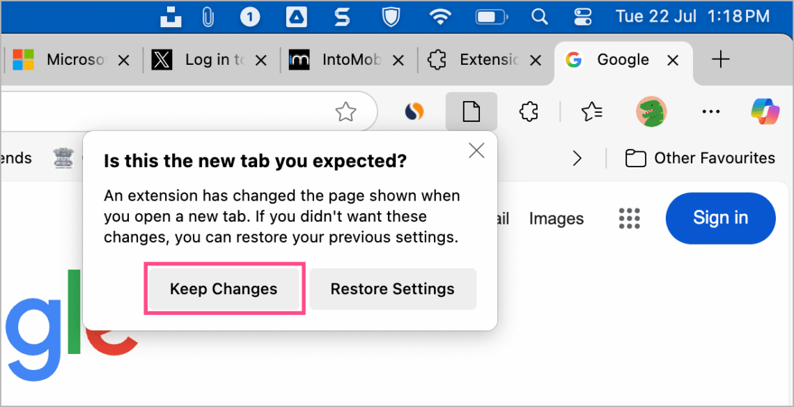 How to Change New Tab Page on Edge to Google (2025)