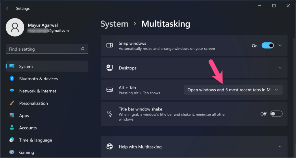 How to Stop Edge from Showing Tabs in Alt+Tab on Windows 11/10