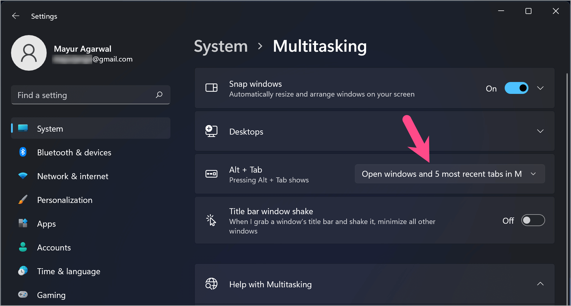 How to Stop Edge from Showing Tabs in Alt+Tab on Windows 11/10